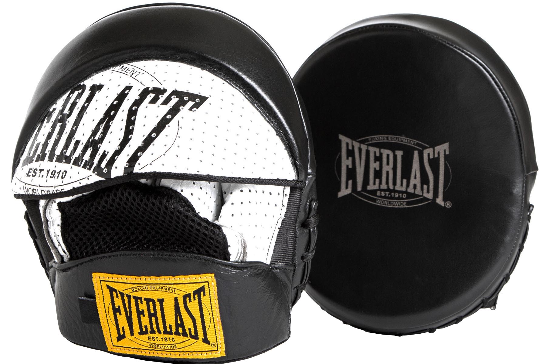 Manoplas de Boxeo negro y blanco - 1910, Everlast - DragonSports.eu Manoplas de Boxeo negro y blanco - 1910, Everlast - DragonSports.eu